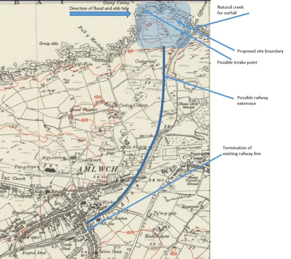 Why was Amlwch selected as the location for bromine plant